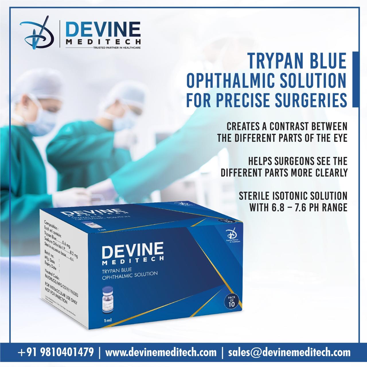 Ophthalmic Medical Device & Equipment Supplies Company- Devine Meditech